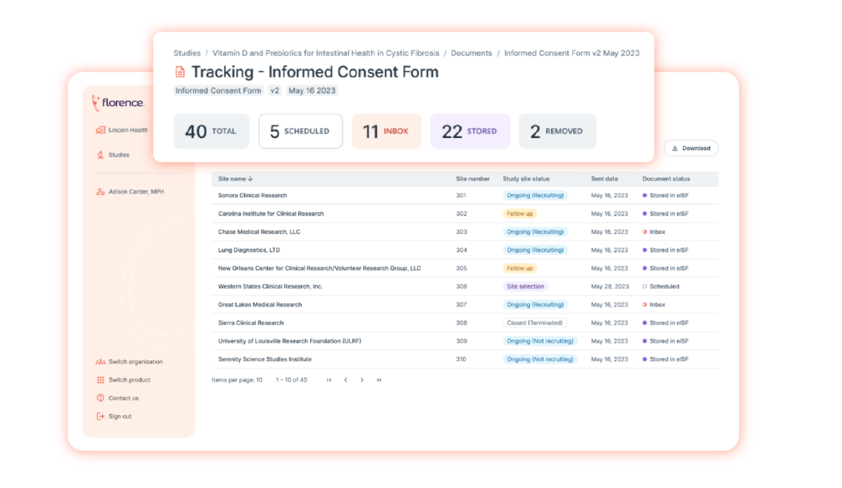 Florence Healthcare | Always-on, Remote Workflows for Clinical Trials